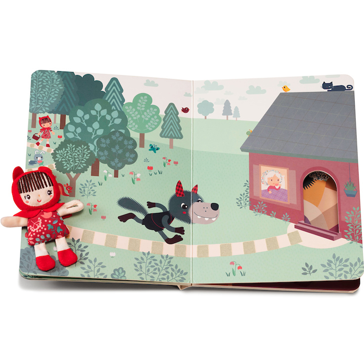 Livre bébé d'activités Le Petit Chaperon rouge