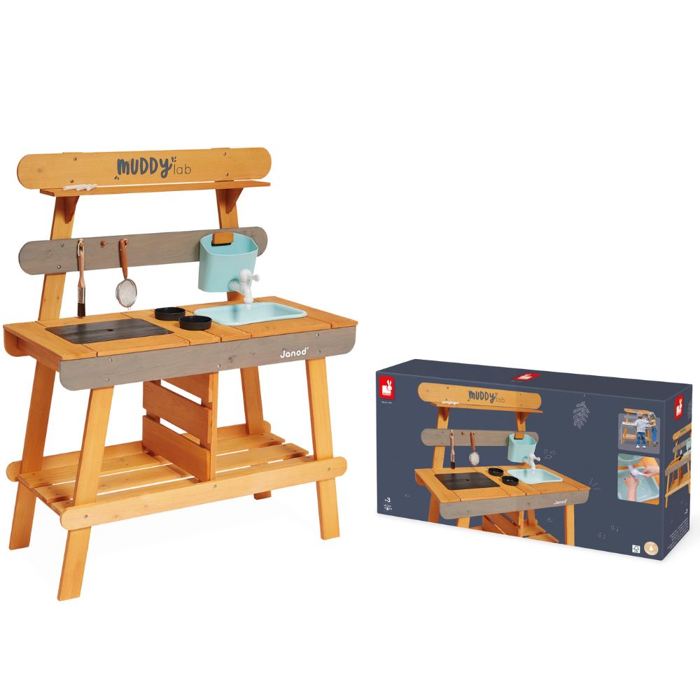 Cuisine d'extérieur en bois Muddy Lab - Janod