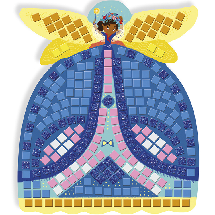 Cartes créatives mosaïques Fées - Janod - Berceau Magique