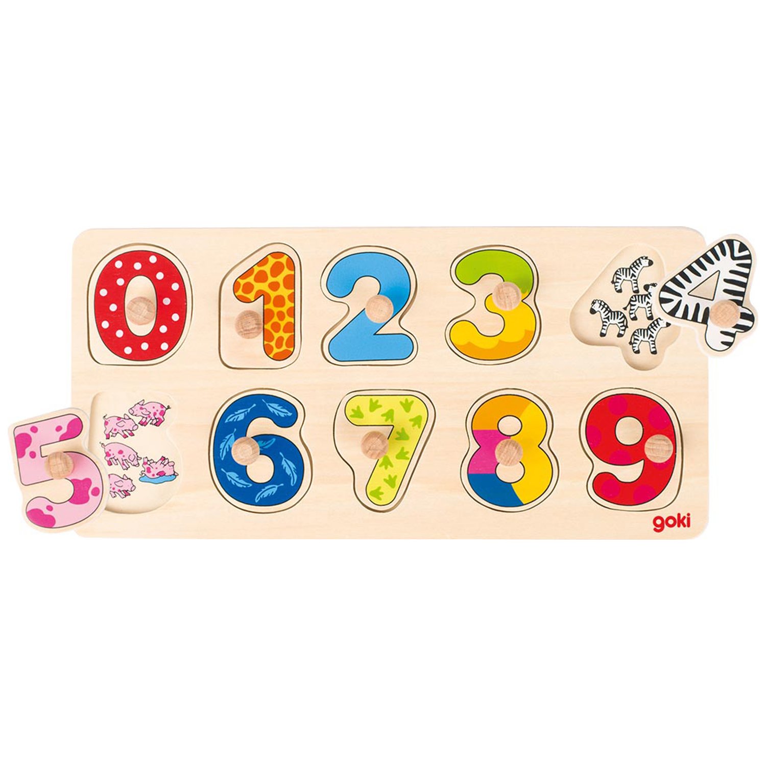 Puzzle à encastrer Apprendre à Compter - Goki