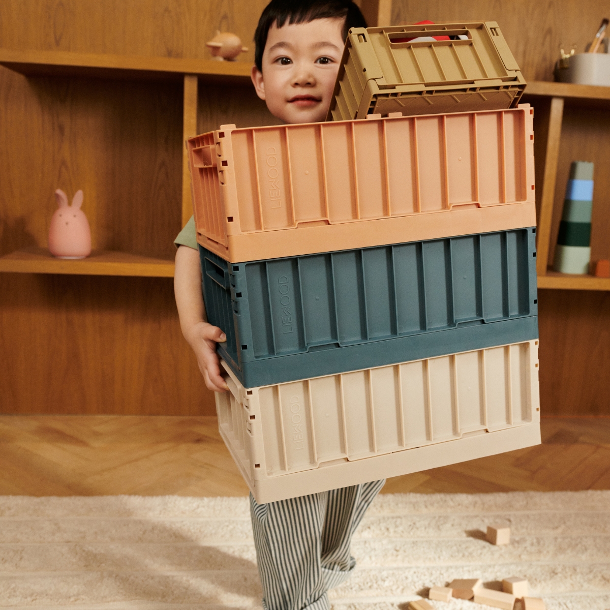 Caisse de rangement Weston L Oat - Liewood - Berceau Magique