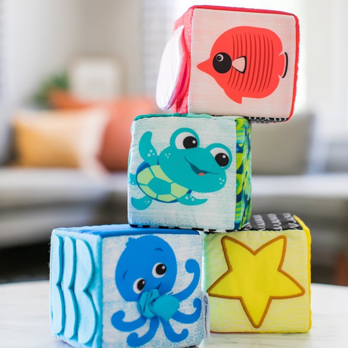 Set de 4 cubes souples Explore & Discover - Baby Einstein